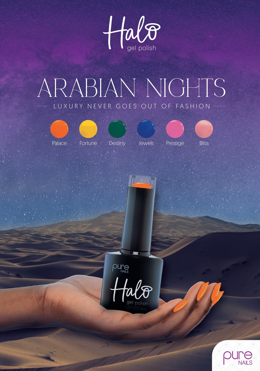 Halo Gel Polish Arabian Nights A2 Poster – Pure Nails