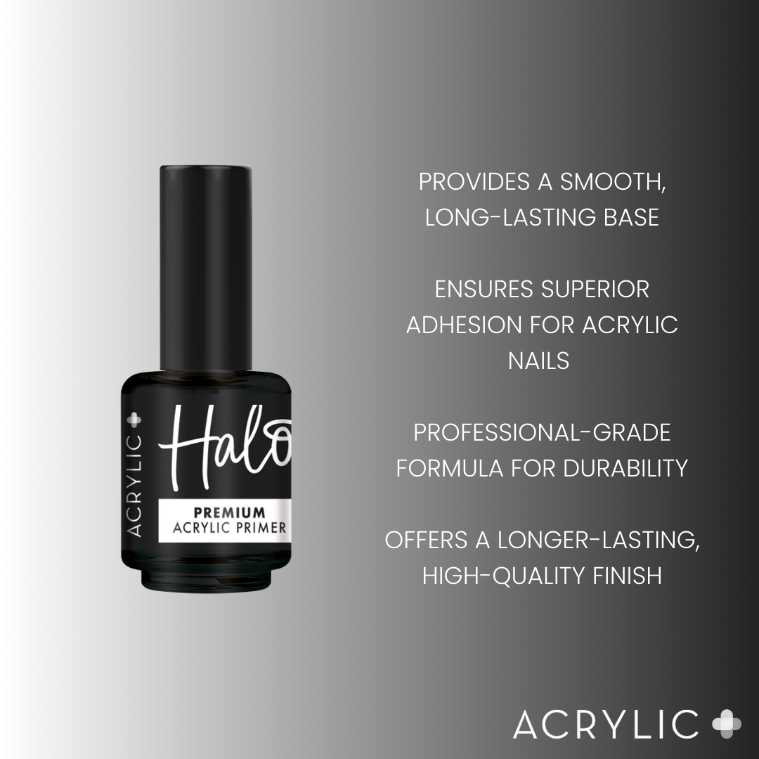 Halo Acrylic Plus Primer | Professional Acrylic Primer for Nail Techs ...