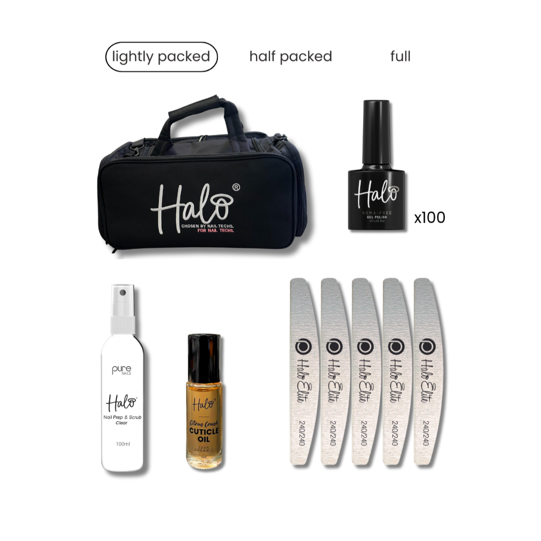 Halo Large Nail Tech Storage Bag (Without Tray) – Pure Nails