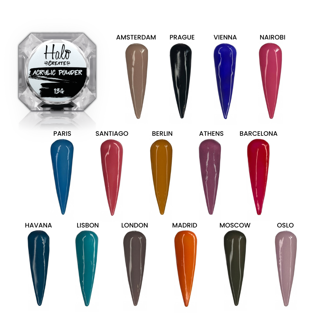 Halo Acrylic Powder - Colour Bundle – Pure Nails