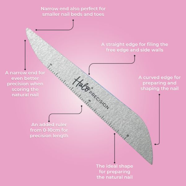 Halo Elite Precision Nail Files – Pure Nails